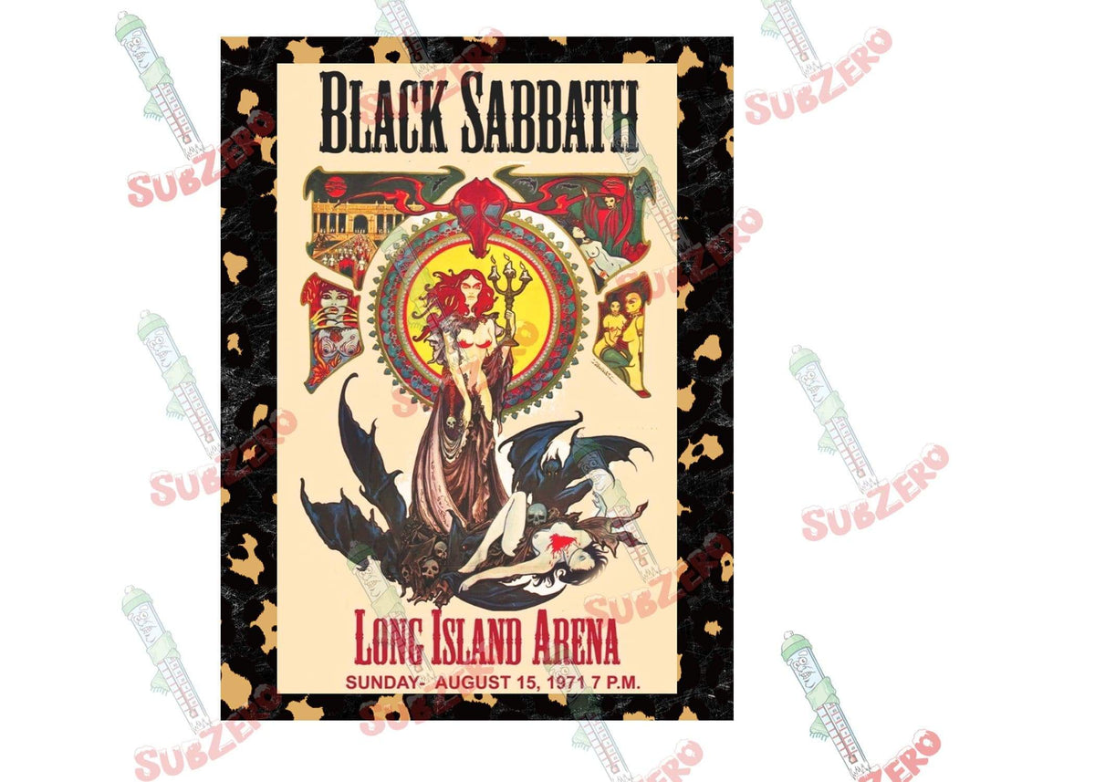 Metal Band ready to press sublimation heat transfer black – SubZero ...