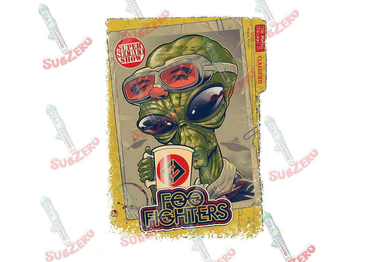 90's Band Area 51 ready to press sublimation heat transfer – SubZero ...