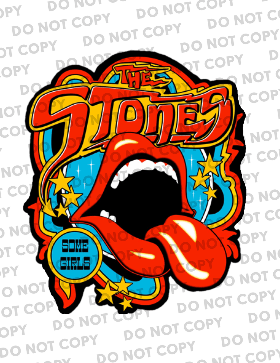 Rock Band Ready To Press Sublimation heat transfer DIY T-shirt ...