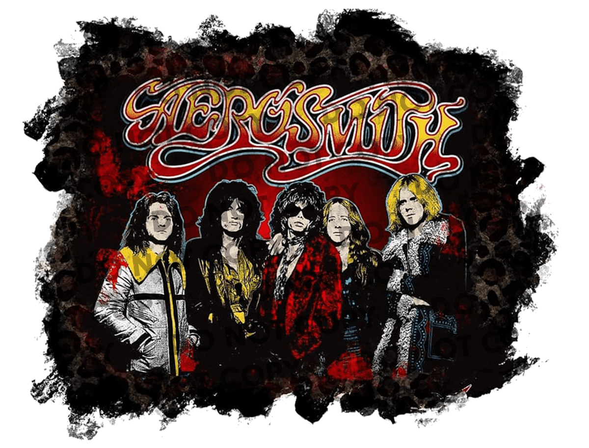 Aero ready to press sublimation transfer 80's Rock band – SubZero ...